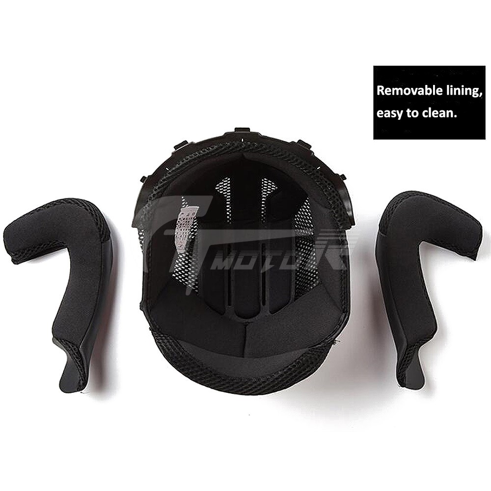 GTmotor GXT708 Double Lens Motorcycle Helmet Half Helmet Topi Keledar ...