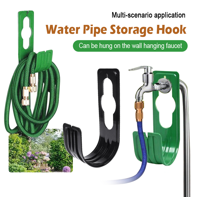 🔥Telescopic Water Pipe Storage Hooks Heavy Duty Hose Hanger Pipes Reel ...