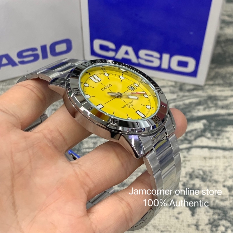 100% ORIGINAL CASIO MTP-VD01D-6BV/3B/3E1/3E2/4B/9E (6 COLORS) sporty ...