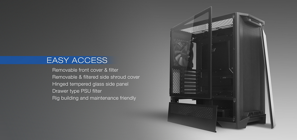 Tecware Edge Air TG ATX PC Case # TWCA-EDAIR-BK | Shopee Malaysia