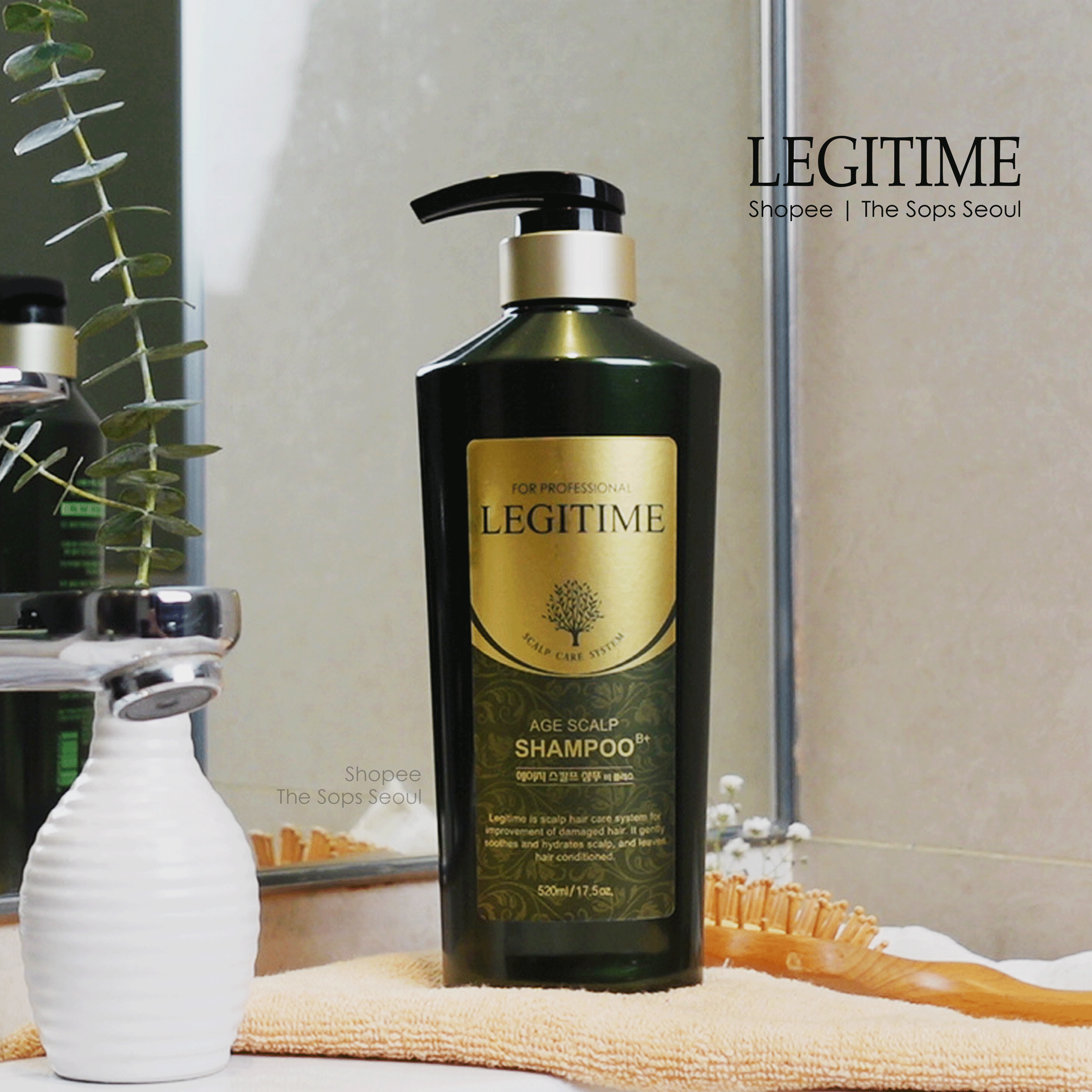 LEGITIME Age Scalp Shampoo B+ (520ml) | Shopee Malaysia