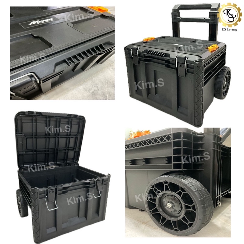 Kim.S Mivon Super M Tools Box Rolling Toolbox Multipurpose Case Drill ...