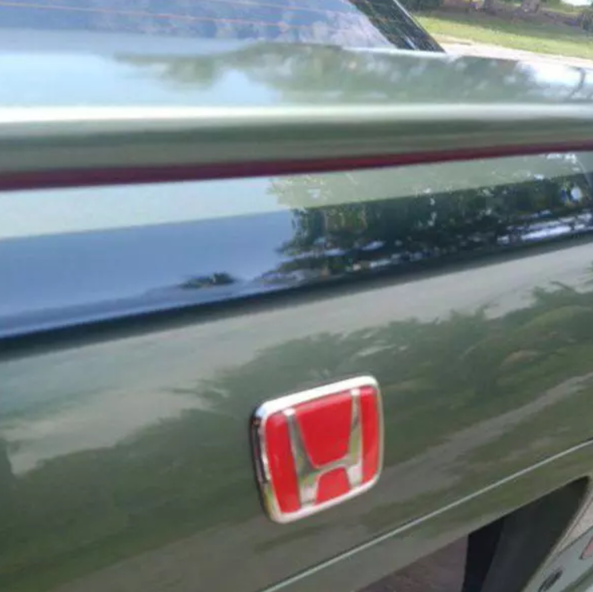 EMBLEM LOGO HONDA CIVIC EG EK EF ES SO4 SR3 SR4 VTEC H Badge B D K ...