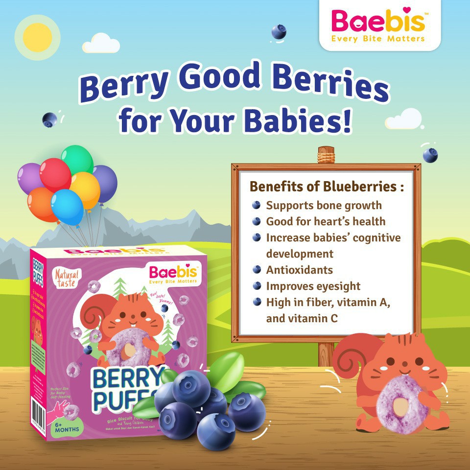 Baebis Organic Baby Rice Puffs | Rice Stick | Halal Baby Food | Dried ...