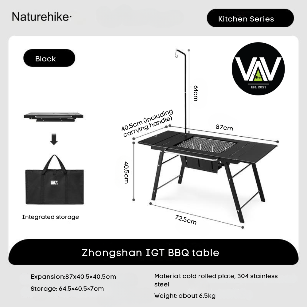 Naturehike IGT Barbecue Table | Shopee Malaysia
