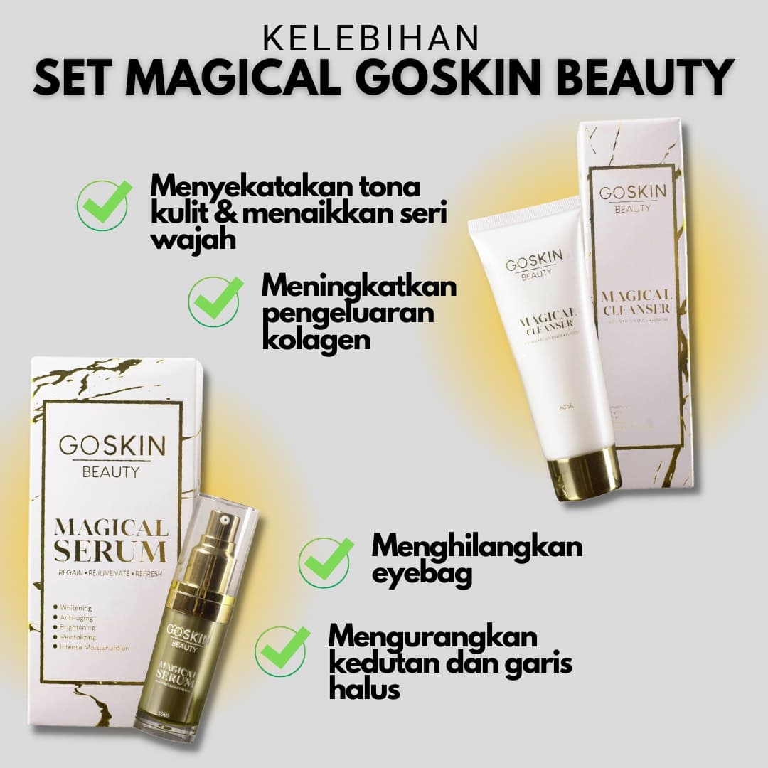 [100% ORIGINAL] [COMBO] GOSKIN BEAUTY TONE UP GLOWING SUNSCREEN MAGICAL ...