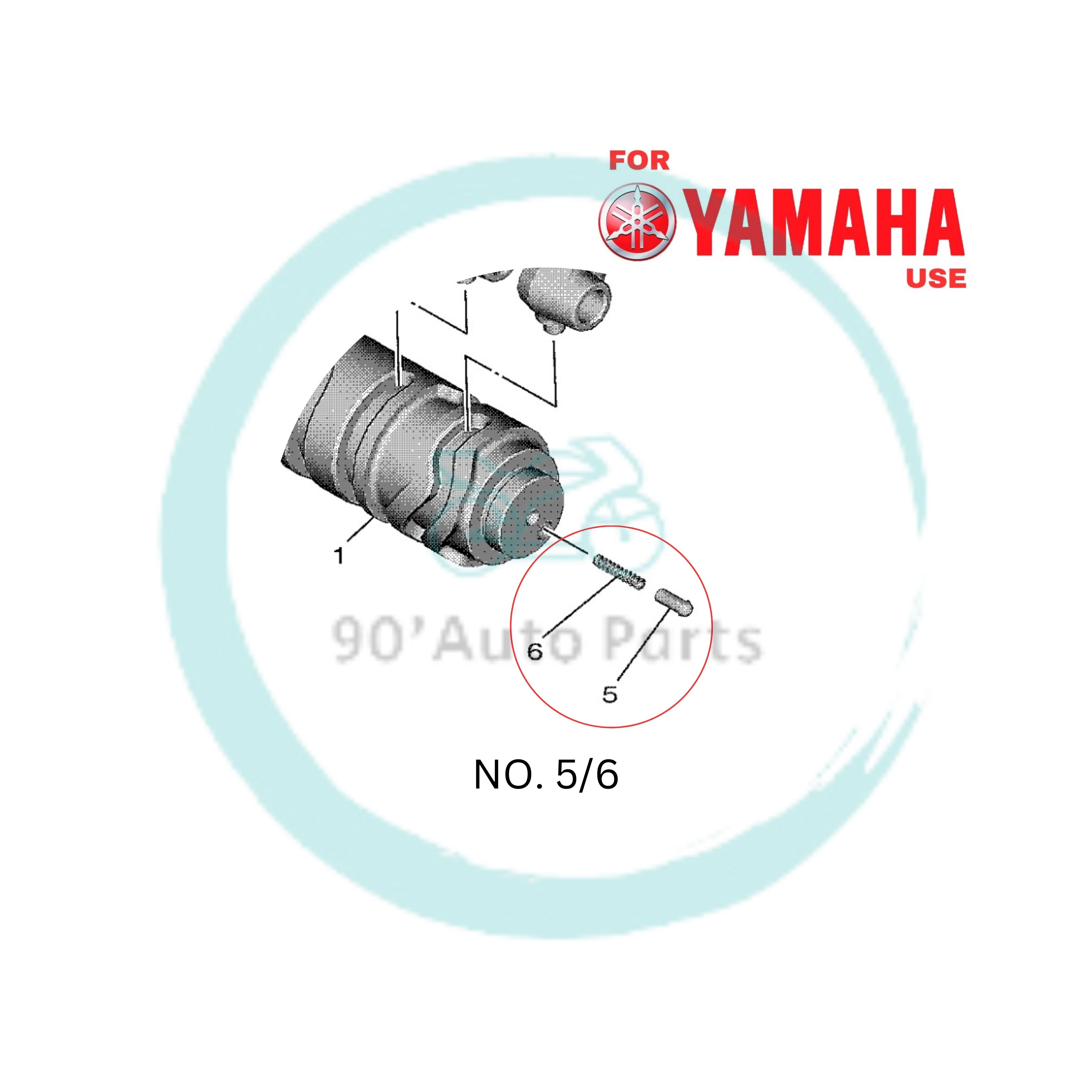 YAMAHA MOTOR Y110 SS2 SRL LAGENDA LC135 Y15 Y15ZR Y125Z NEUTRAL PIN ...
