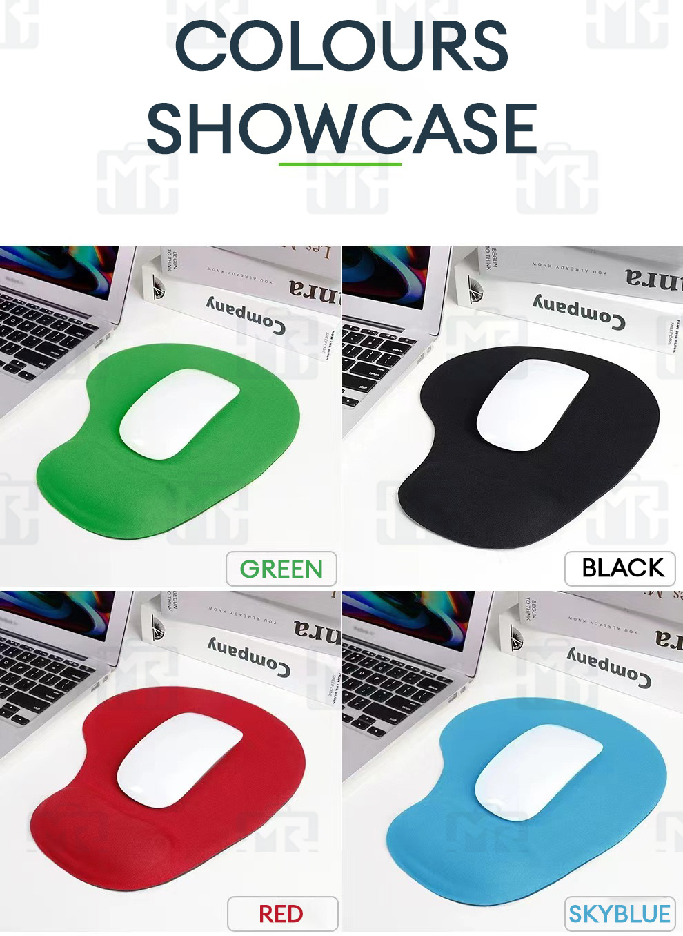 MR Silicone MOUSE PAD wrist pad thickened game office wrist pad hand ...