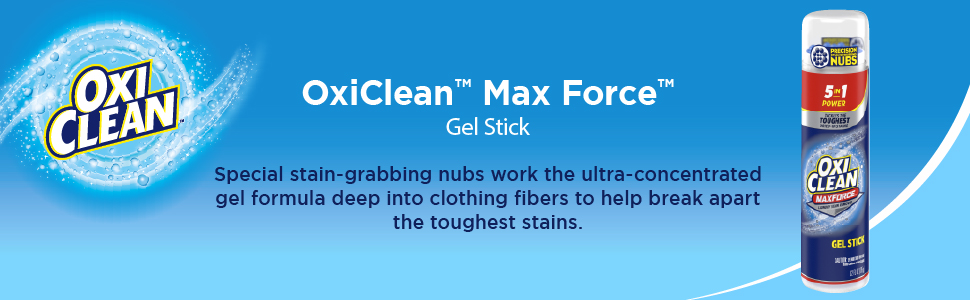 OxiClean On The Go Stain Remover Pen | Max Force Gel | Max Force Spray ...
