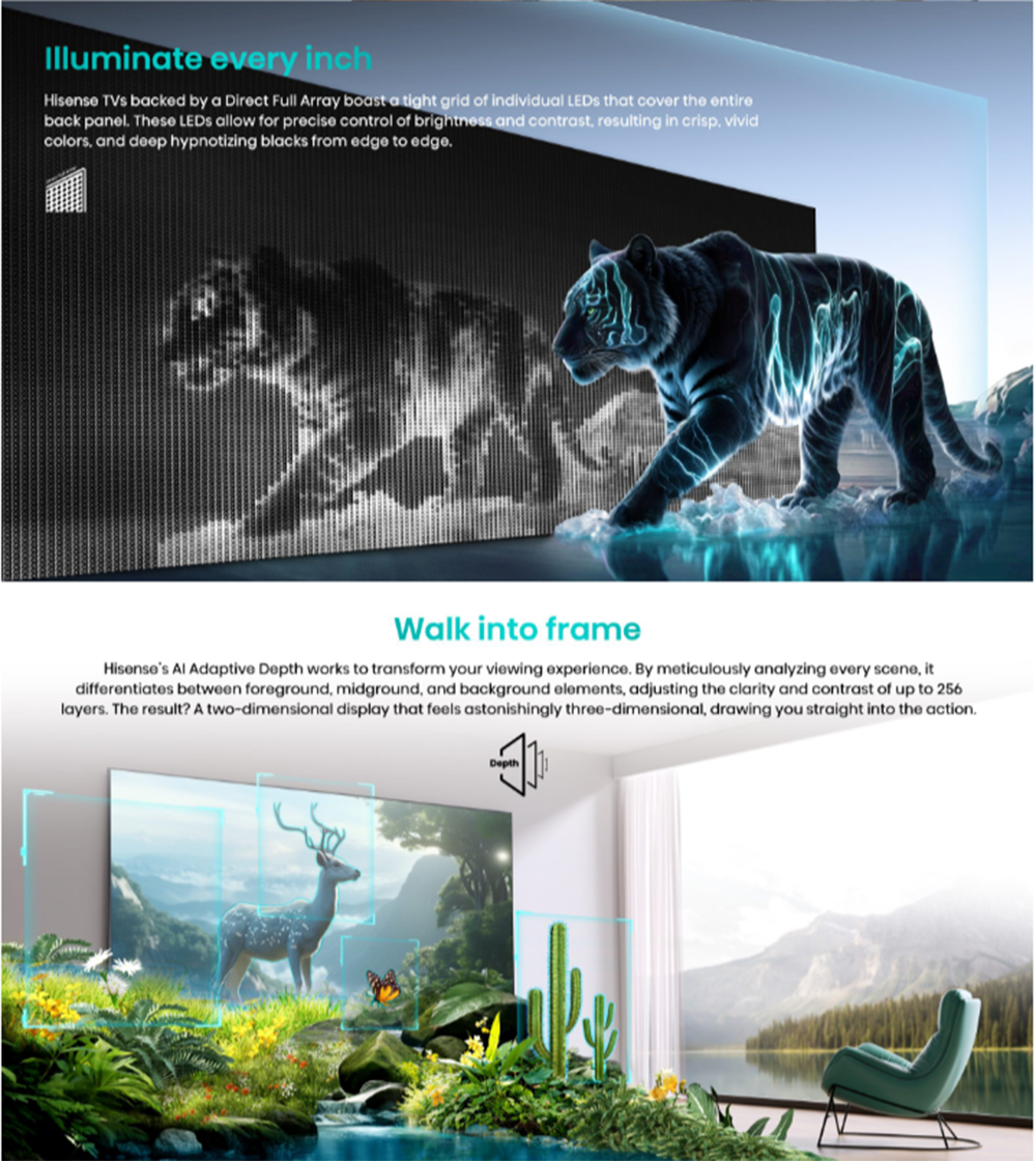 Hisense 85Q6N Q6N Series 85 Inch 4k QLED TV | ESH | Shopee Malaysia