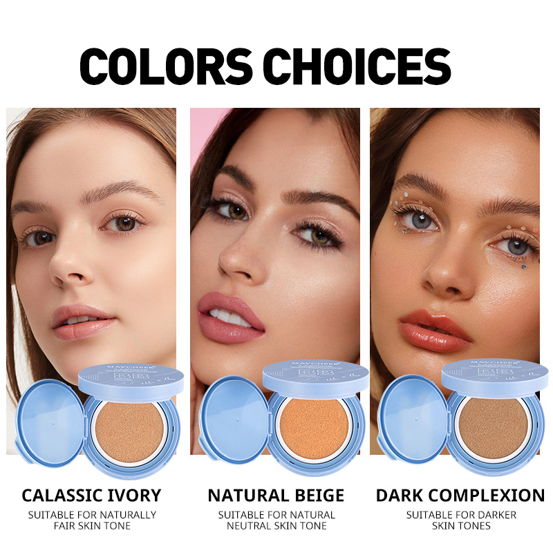 Oil-control BB Cream Compact Powder Foundation Waterproof Matte Face ...