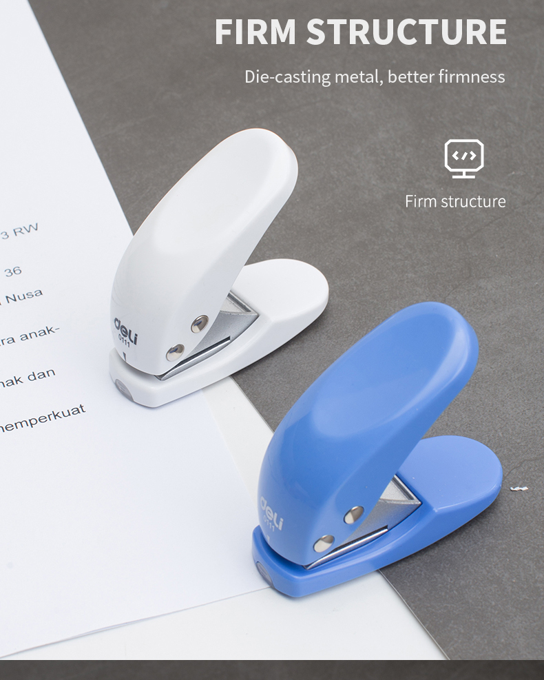 Deli One Hole Punch Paper - Maximum 10 Sheets/Load Small Single Hole ...