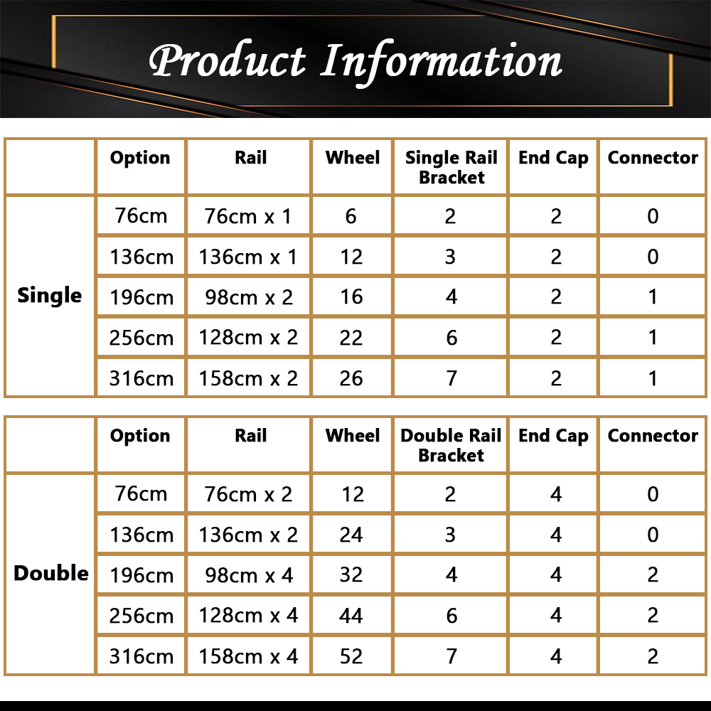 [FULL SET] Borong365 Aluminium Curtain Rail Rod Rel Langsir Curtain ...