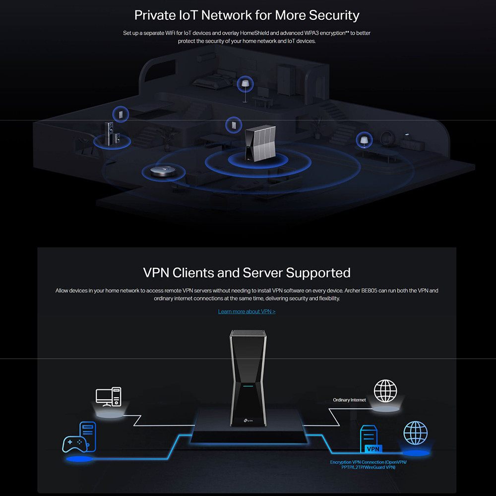 TP-Link Archer BE805 BE19000 Tri-Band WiFi 7 Router | Shopee Malaysia