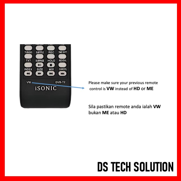 Isonic Smart TV Remote Control with Youtube & Netflix T250 | Shopee ...