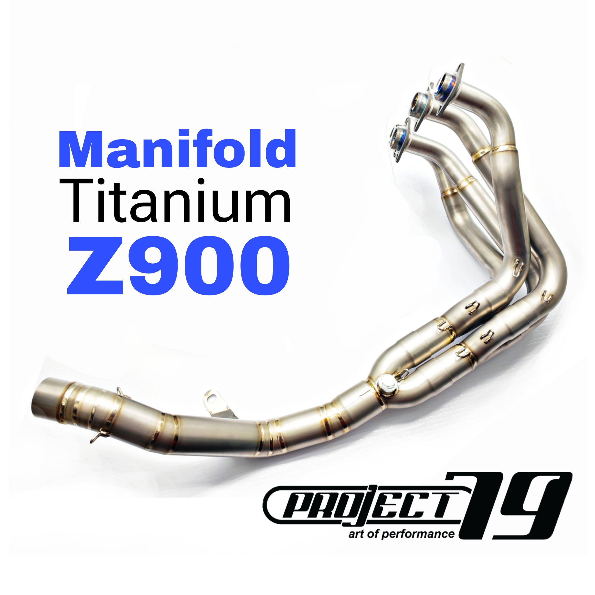 SC Project Exhaust Kawasaki Z900 Full System Titanium Piping Manifold ...