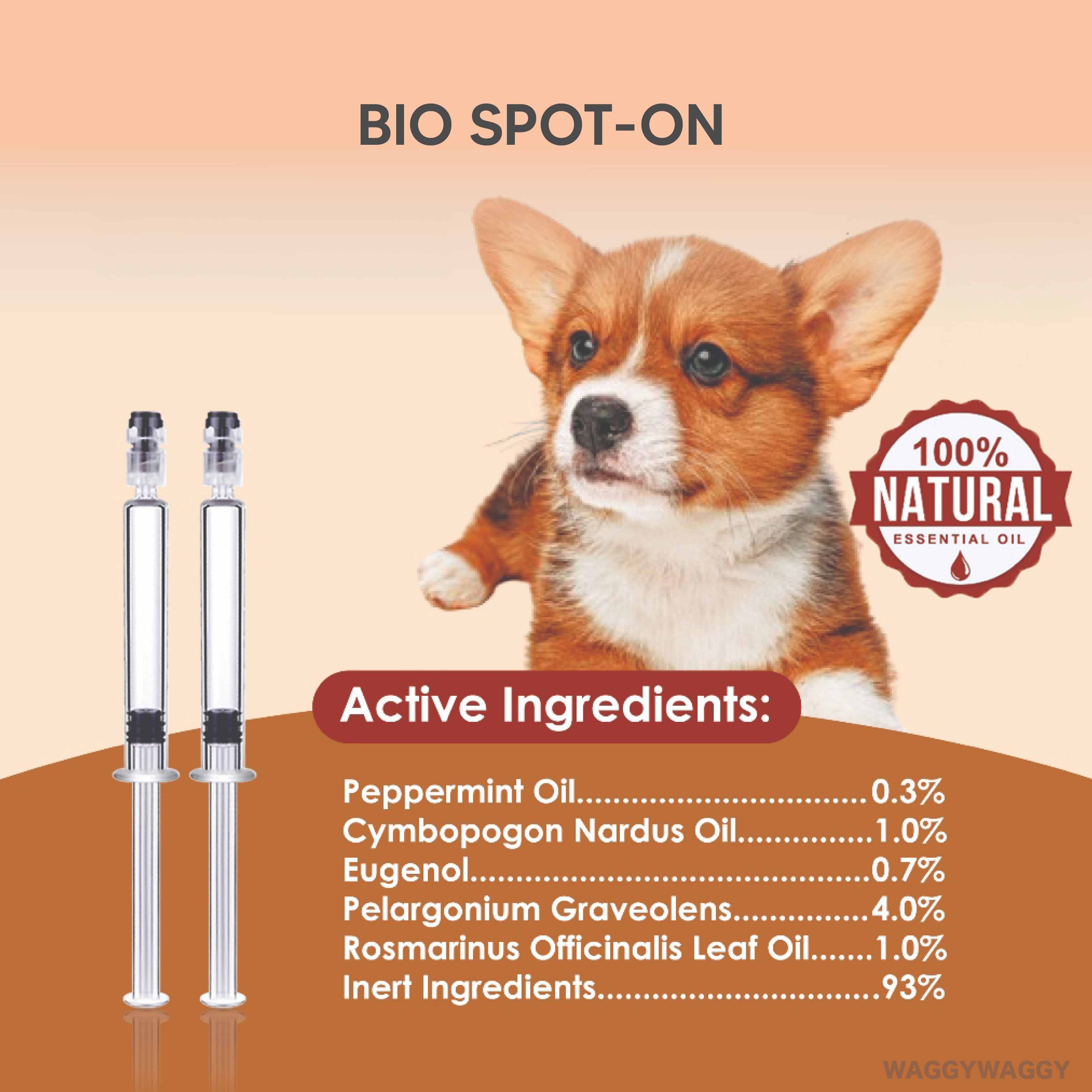 WaggyWaggy Nanovet Bio Spot-On Flea and Tick Treatment For Dog | Shopee ...
