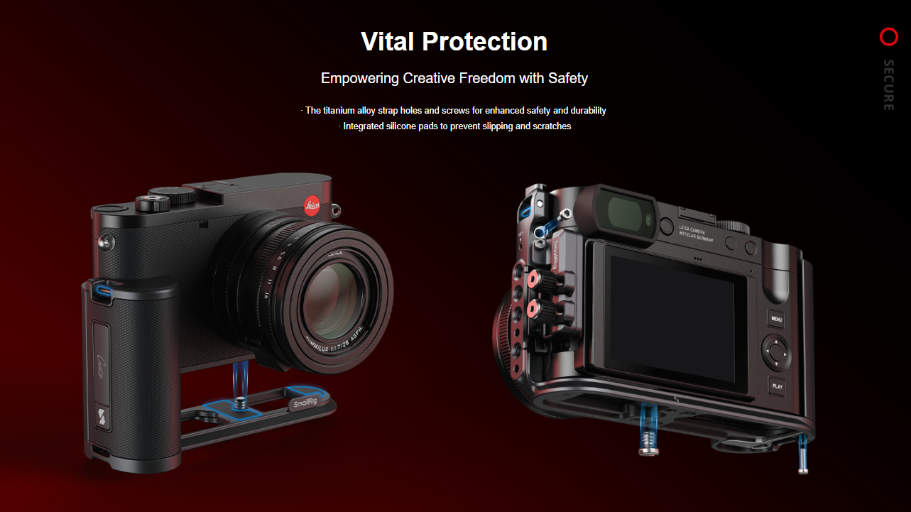 SmallRig 4567 Q3 Camera Cage Kit for Leica Q3 Titanium Alloy Key ...