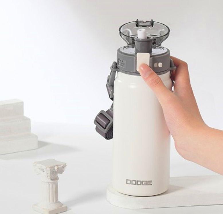 Dodge 600ml/800ml Slim 316SS Stainless Steel Vacuum Flask Thermos Water ...