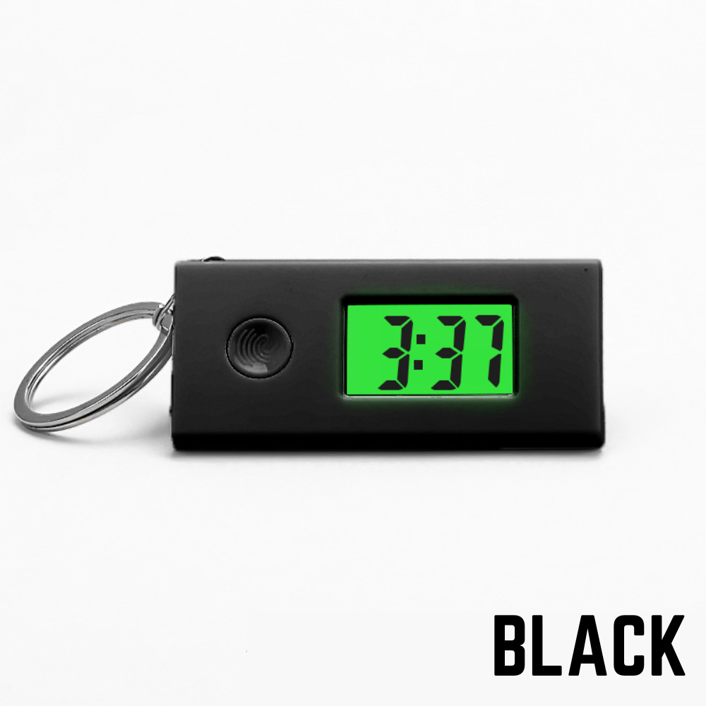 Digital Mini Clock with LED Light LCD Display Time & Date Display with ...