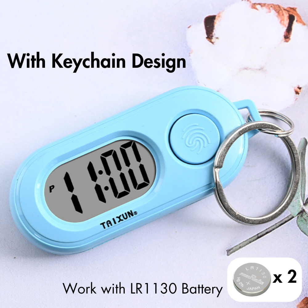 Digital Mini Clock with LED Light Alarm Time & Date LCD Display ...