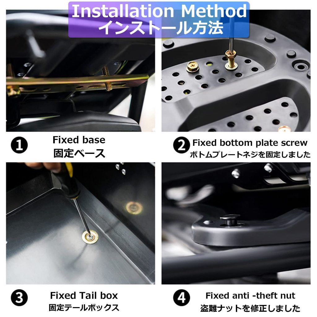 BOX Motor 45L Coocase Box ABS top box Motorcycle Box Belakang Top Box ...