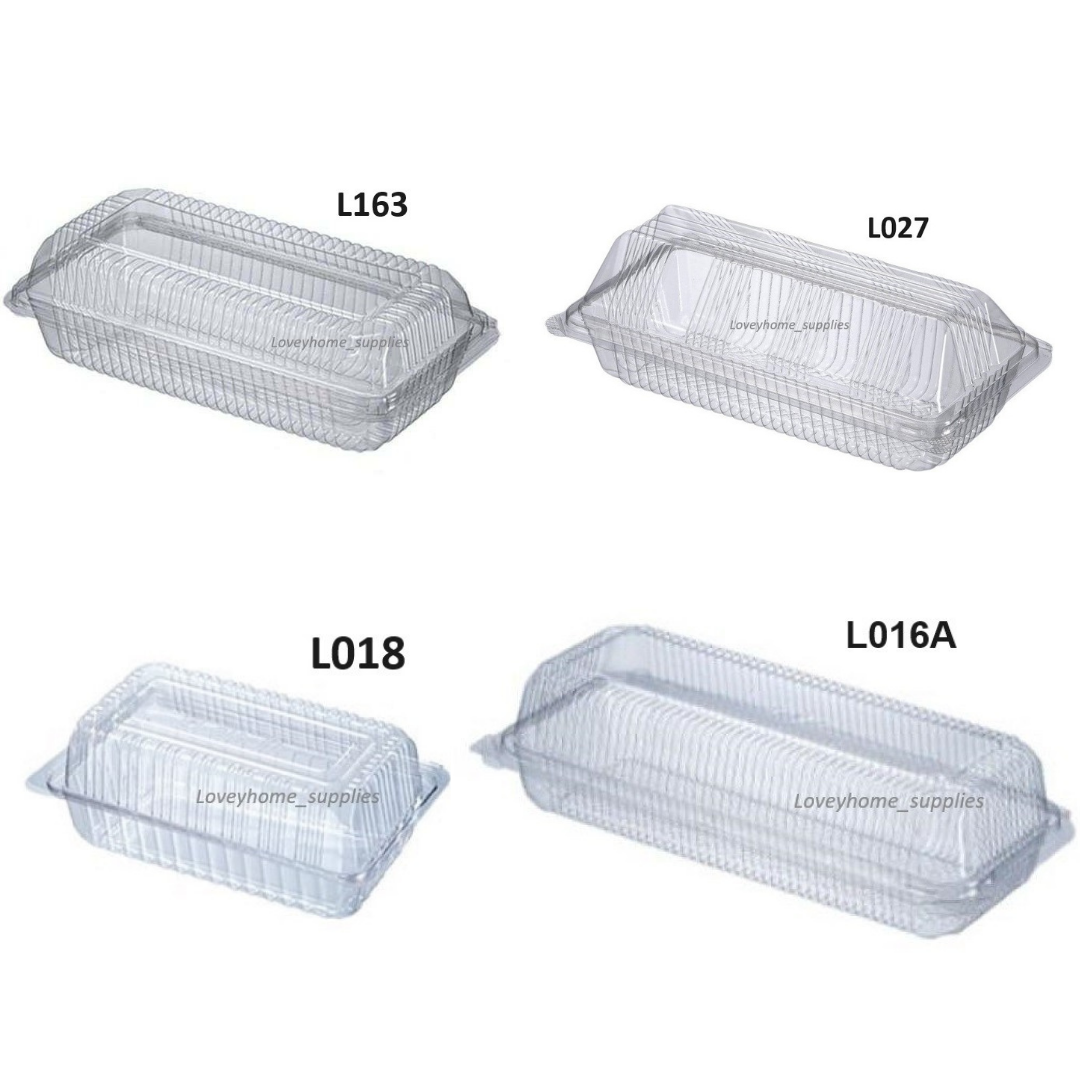 OPS Plastic Clear Tray Lock Tapau Disposable Food Container Butter Cake ...