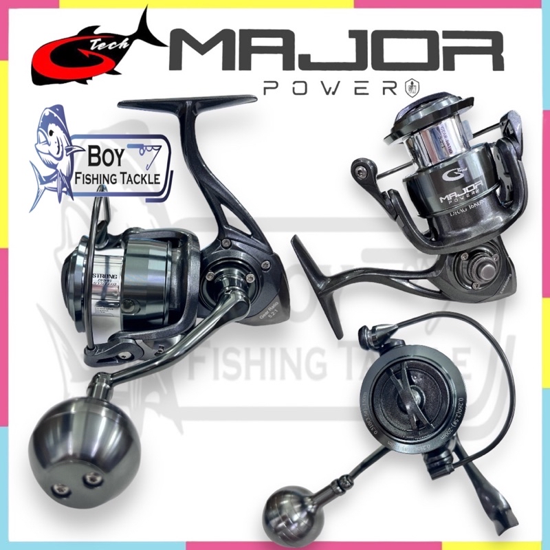 2024 GTECH MAJOR POWER SW SPINNING REEL G-TECH G TECH FISHING REEL ...