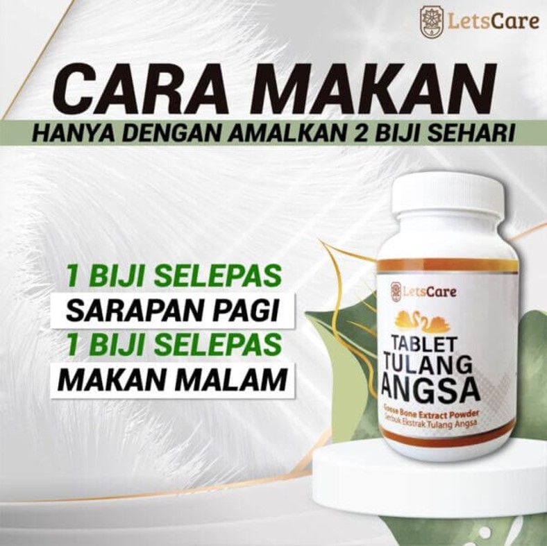 LetsCare Tablet Tulang Angsa Goose Bone Powder - Untuk Merawat Masalah ...
