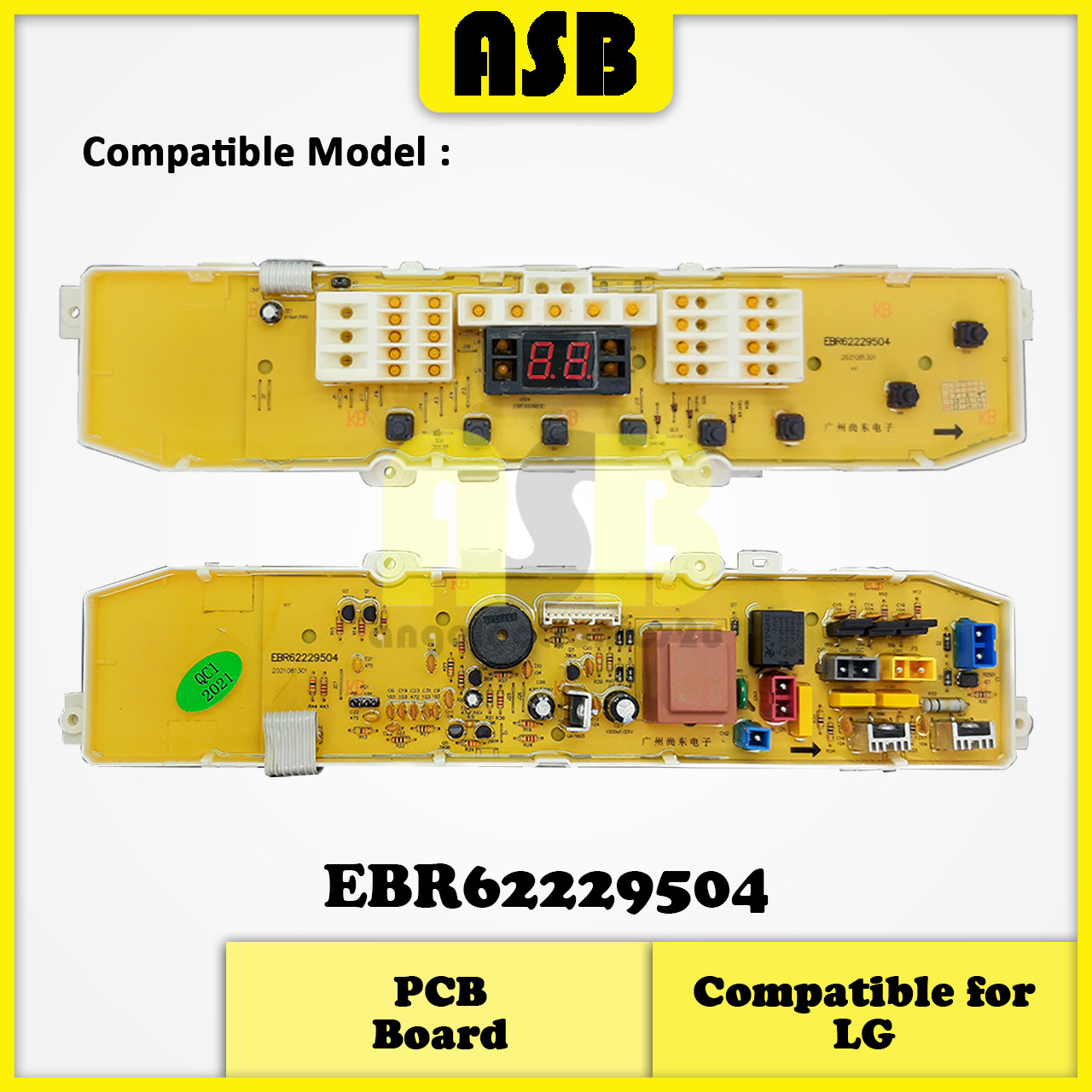 (1pc) ( Compatible : LG ) Washing Machine PCB Board / Papan Litar ...