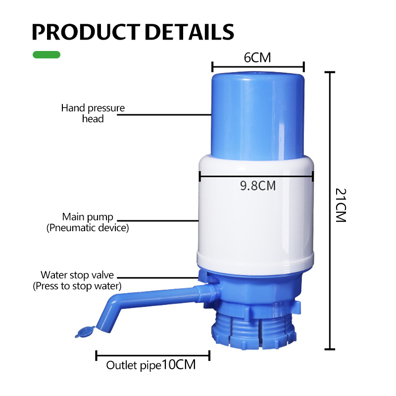 5Gallon Drinking Mineral Hand Manual Water Pump Dispenser Household ...