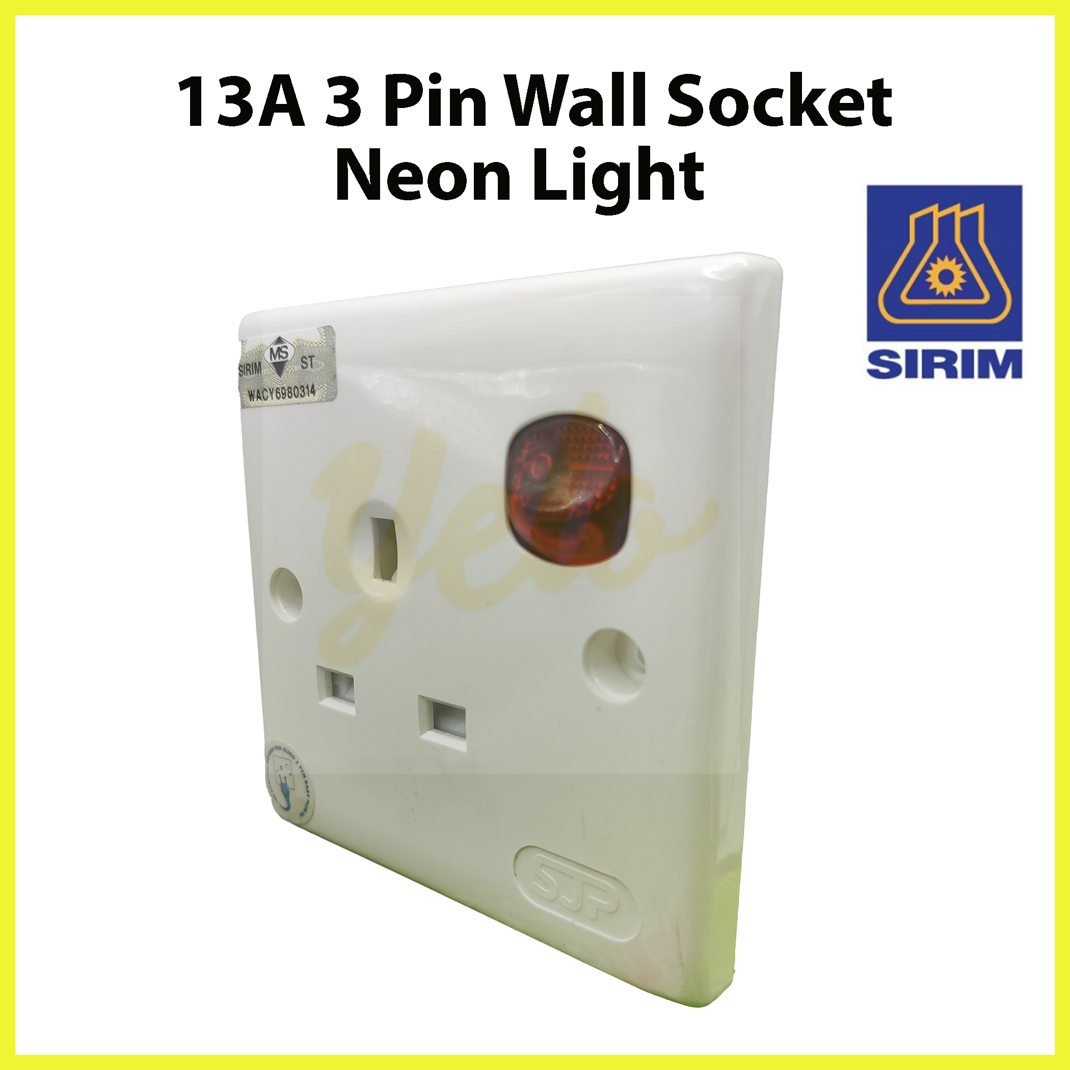 STP 13A 3 Pin Switch Socket Neon Light 13A Switches Wall Switch Wall ...