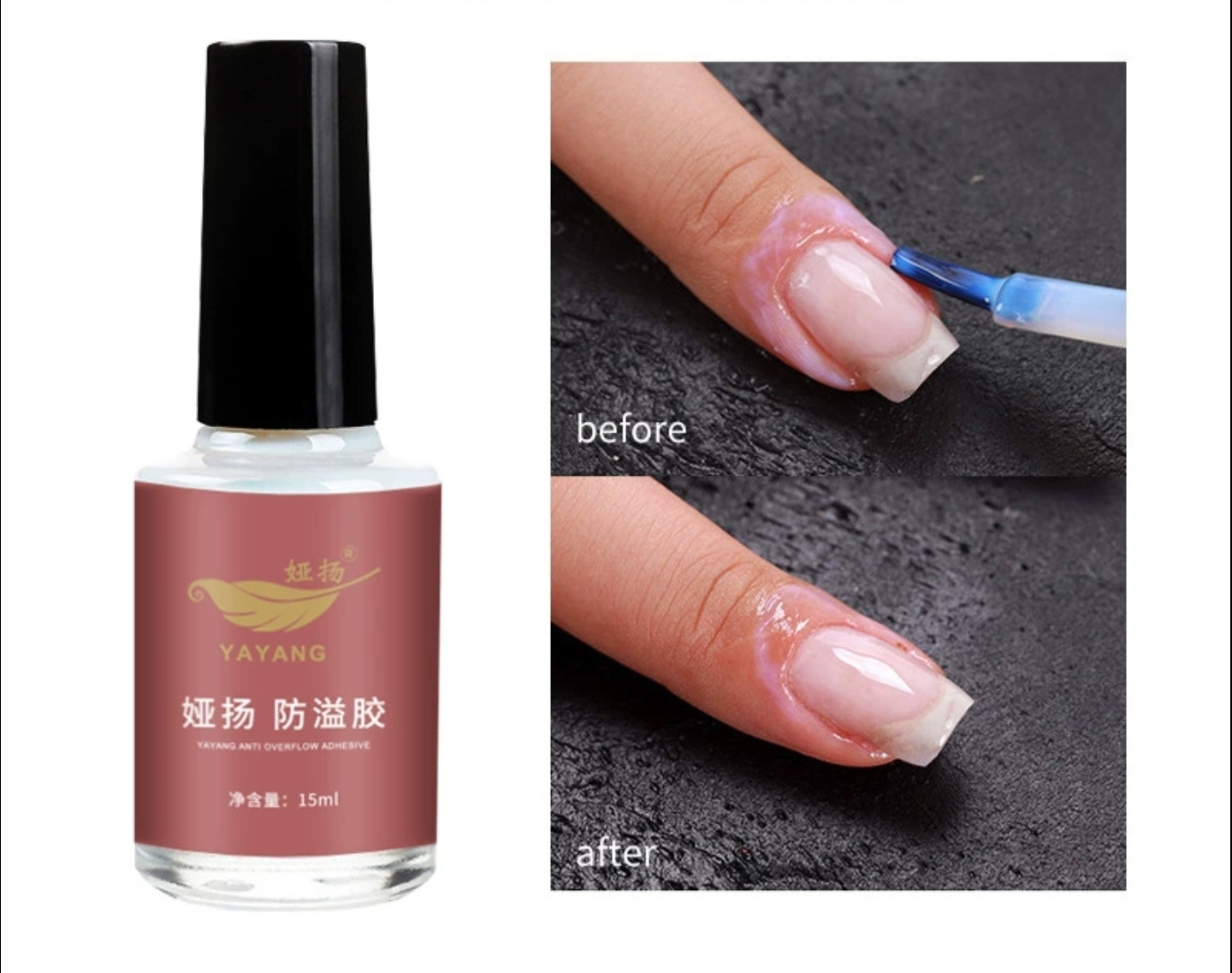 [READY STOCK] 15ml Liquid Spill Off Peel Off Latex Tape Cuticle Guard ...