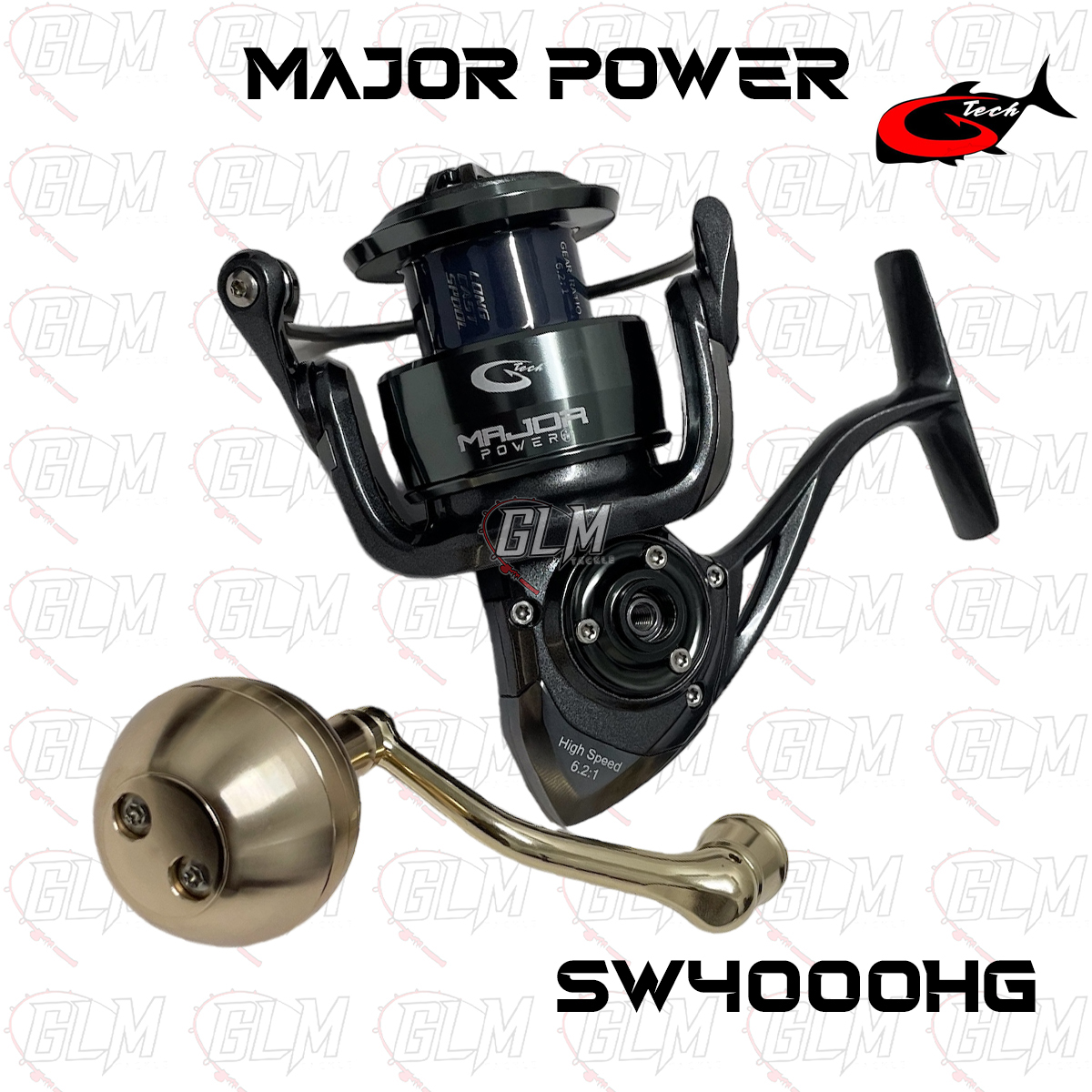2024 GTECH MAJOR POWER SW SPINNING REEL G-TECH | Shopee Malaysia