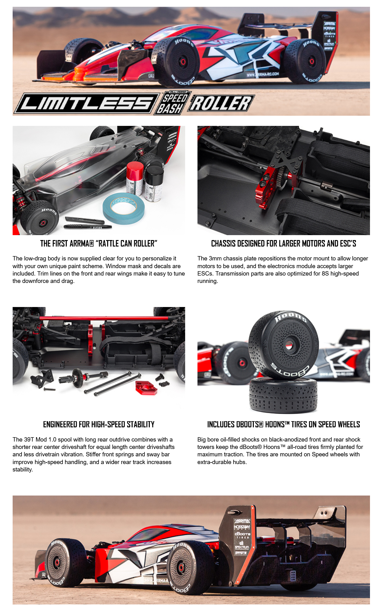 1/7 ARRMA LIMITLESS V2 SPEED BASH MACHINE 4WD All ROAD F1 FULL OPTION ...