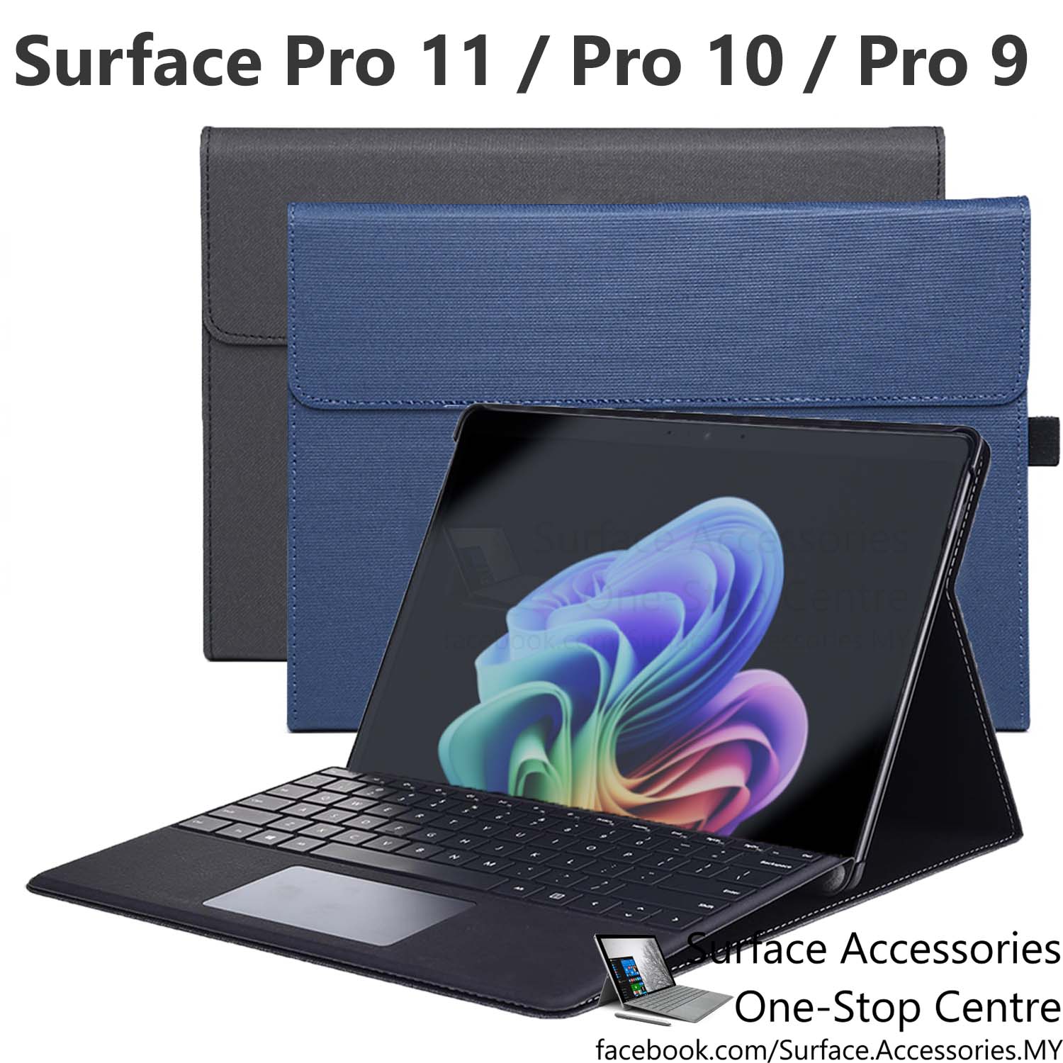 Microsoft Surface Pro 11 Casing Pro 9 Cover Ultimate Case Stand ...