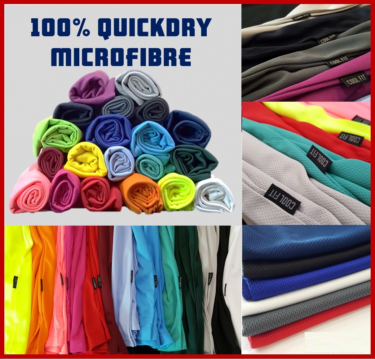 QD06 S3 | QUICKDRY POLO COLLAR | OREN SPORT | SIZE XS-7XL | JERSEY ...