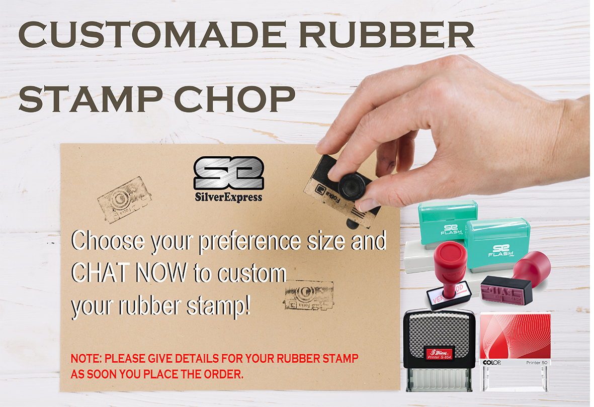 Custom make rubber stamp / handle stamp/ADDRESS CHOP/SIGNATURE CHOP ...