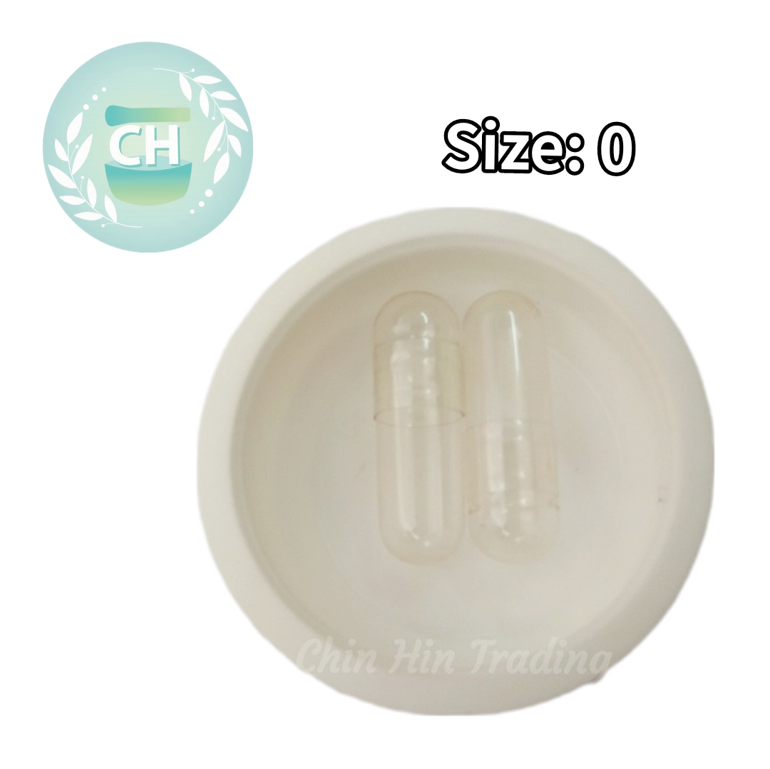 [NASHMIR] Kapsul Kosong 空胶囊 Empty Capsule(clear / size 0 / 1000pcs ...