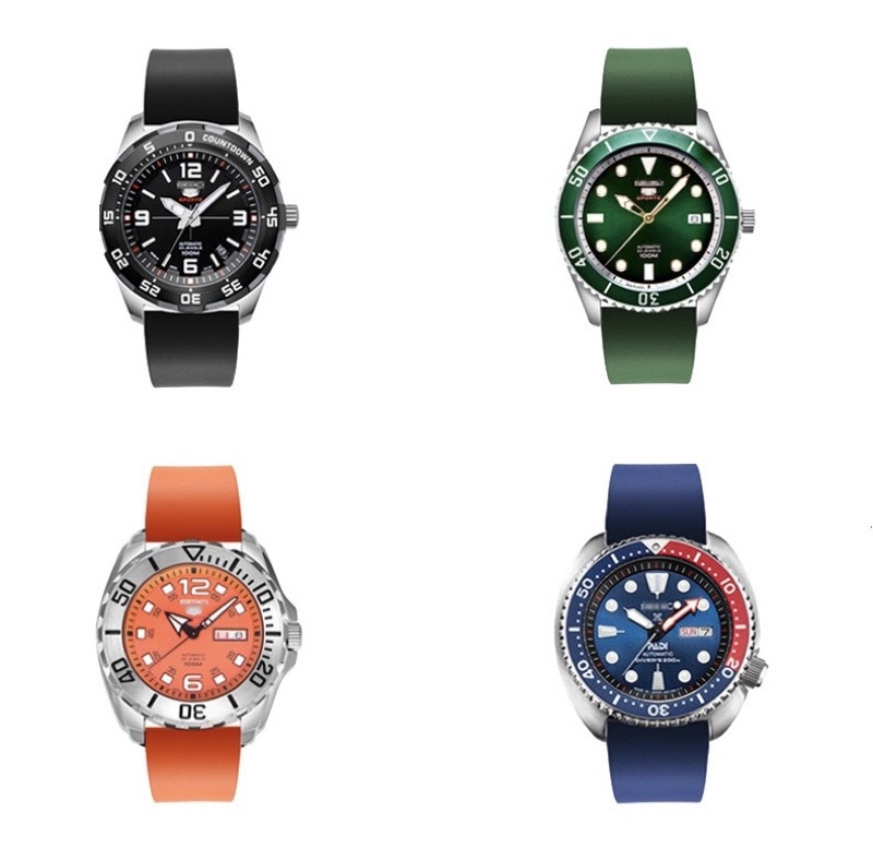 Waterproof Sport Band Silicone Watch Strap Quick Release Strap Tali Jam ...