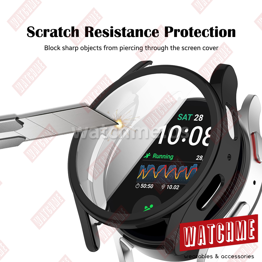 Samsung Galaxy Watch 7 Protector Case, 2in1 Soft Casing With Screen ...