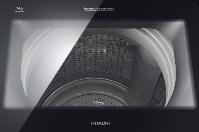 Hitachi Washing Machine Top Loading - Dynamic-Stream Wash 12.5kg (Cool ...