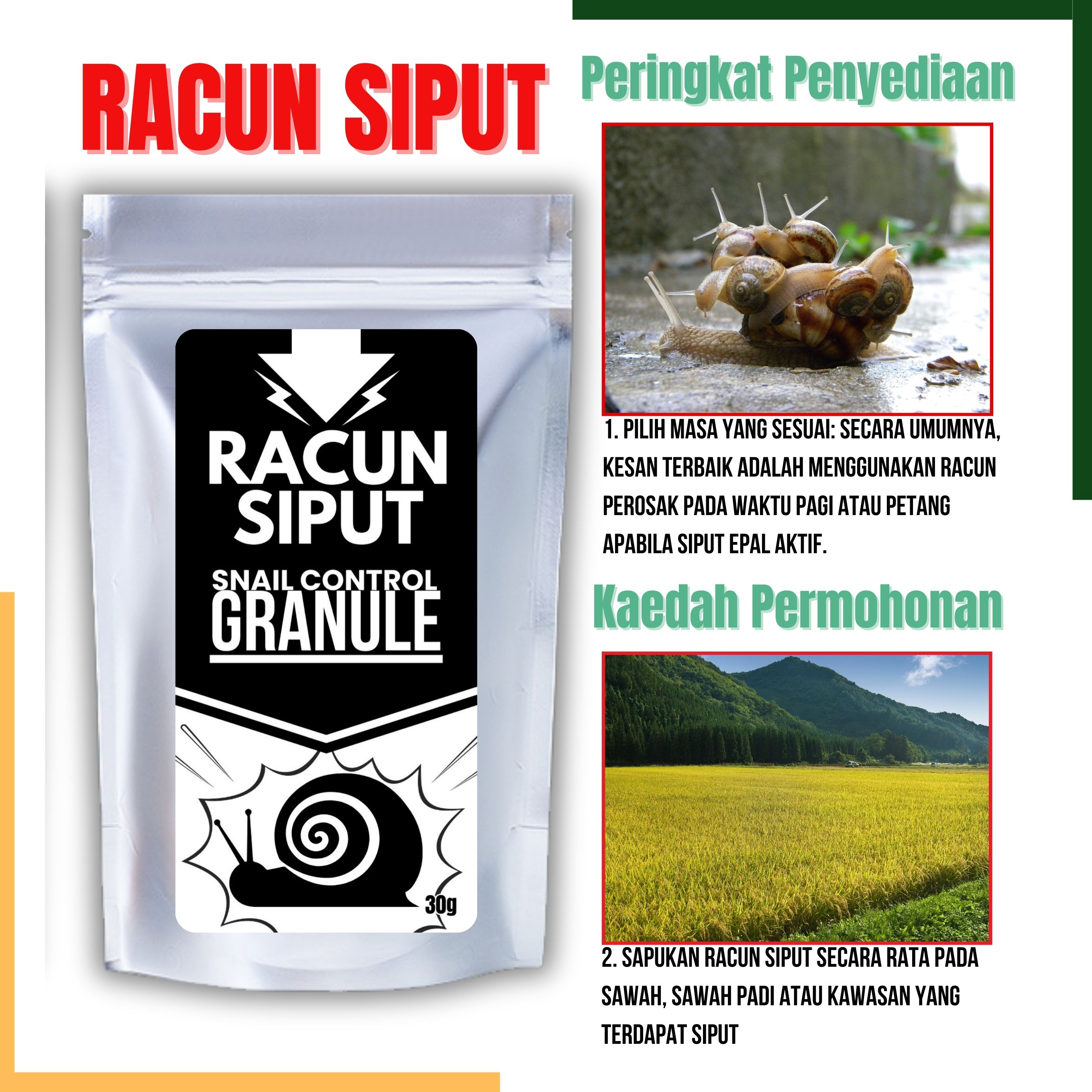 Racun | Snail | Racun Siput Babi | Ubat Siput Babi | Snail Chemical ...
