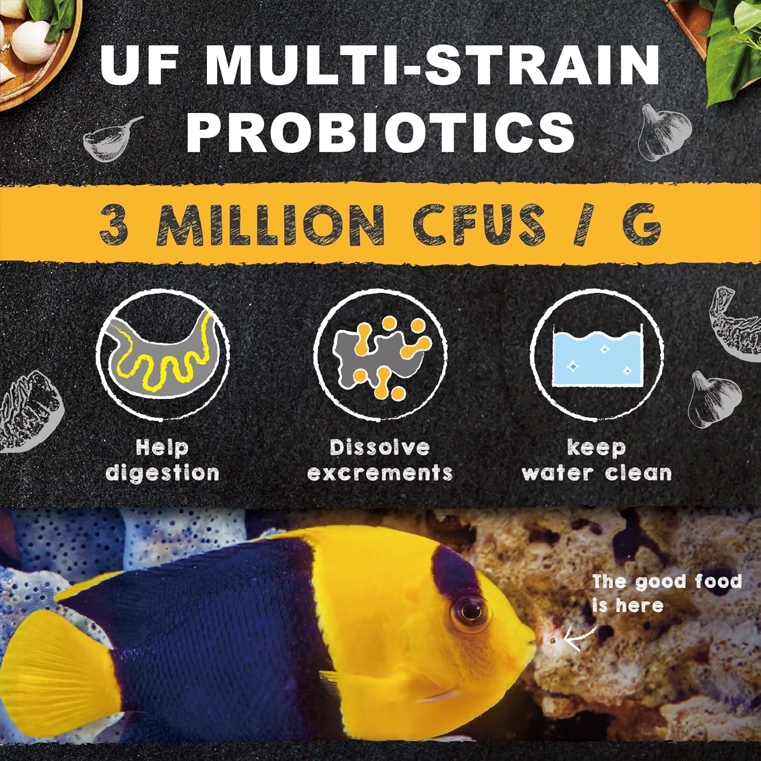 AZOO ULTRA FRESH MARINE FISH FOOD SHRIMP PATTIES (S) - 330ML / 130G ...