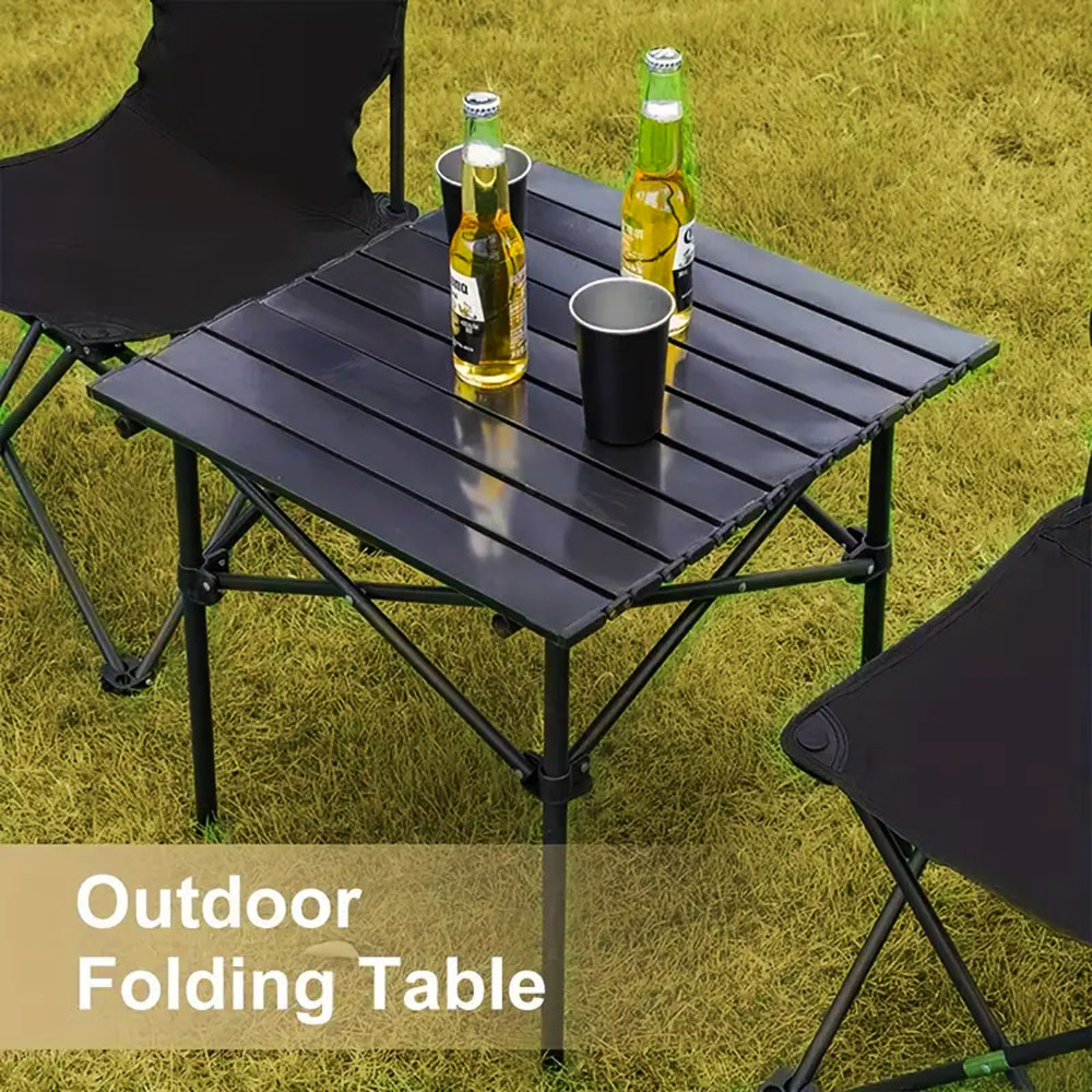 UtanKing™ Foldable Camping Table Egg Roll Meja Makan Outdoor Picnic BBQ ...