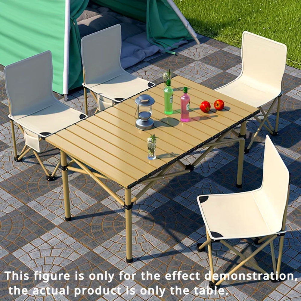 UtanKing™ Foldable Camping Table Egg Roll Meja Makan Outdoor Picnic BBQ ...