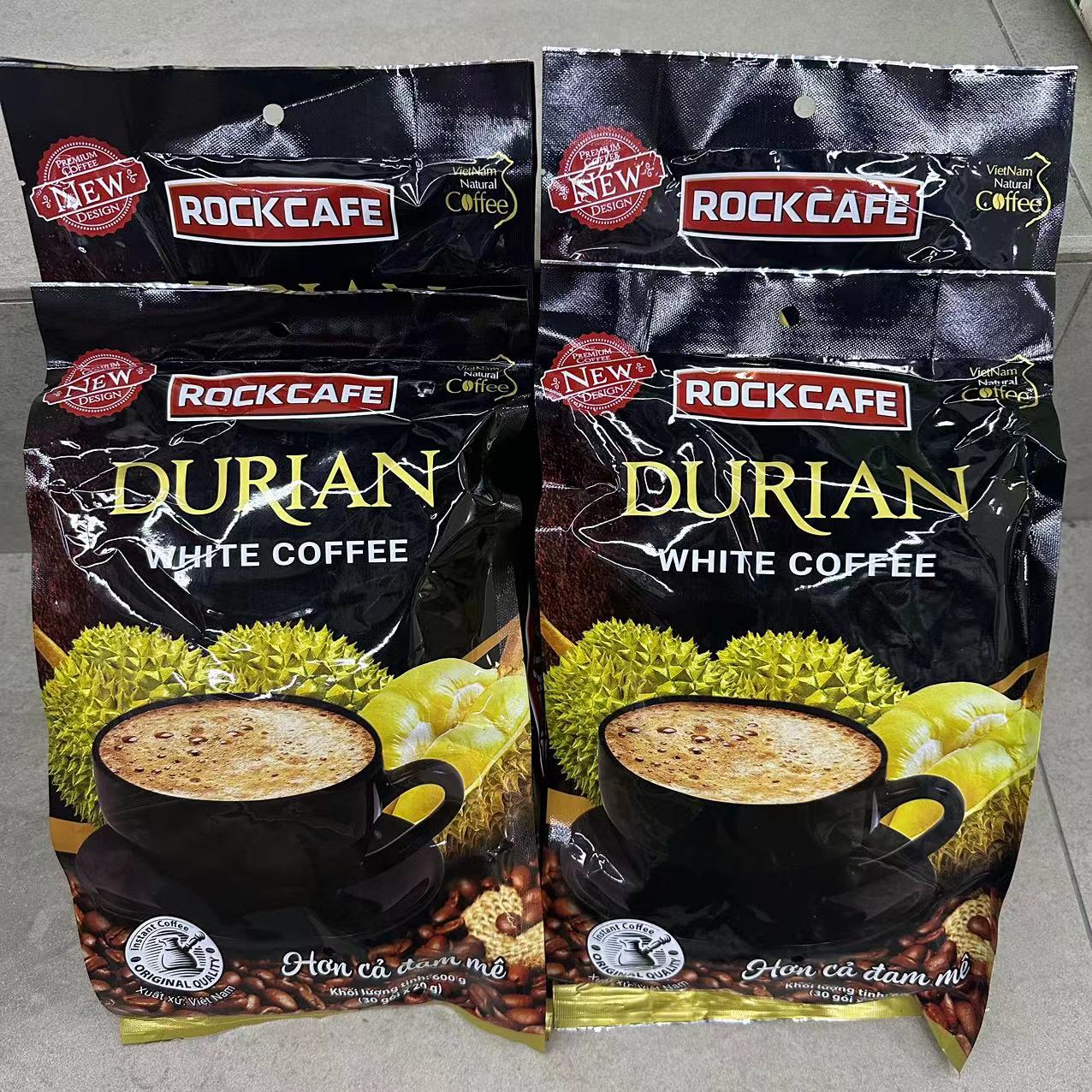 Rockcafe Cafe Sau Rieng - Durian White Coffee 600g | Shopee Malaysia