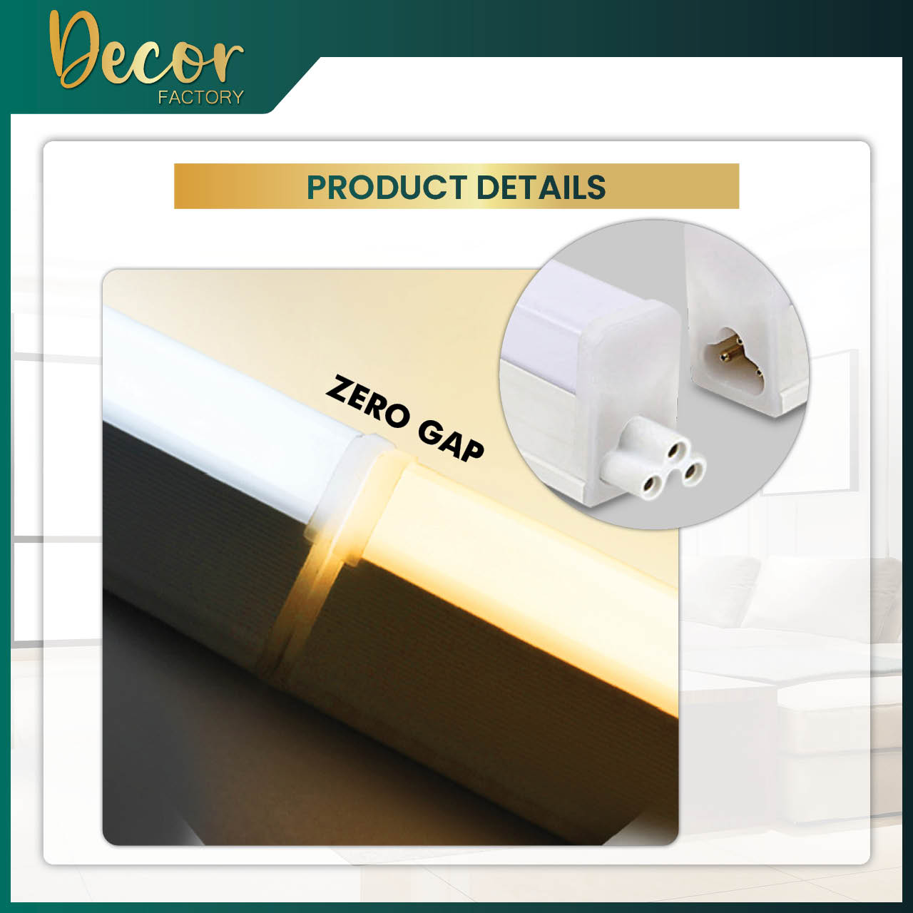 [3 Years Warranty] PREMIUM LED T5 Tube Light Ceiling Strip Lighting T5 ...