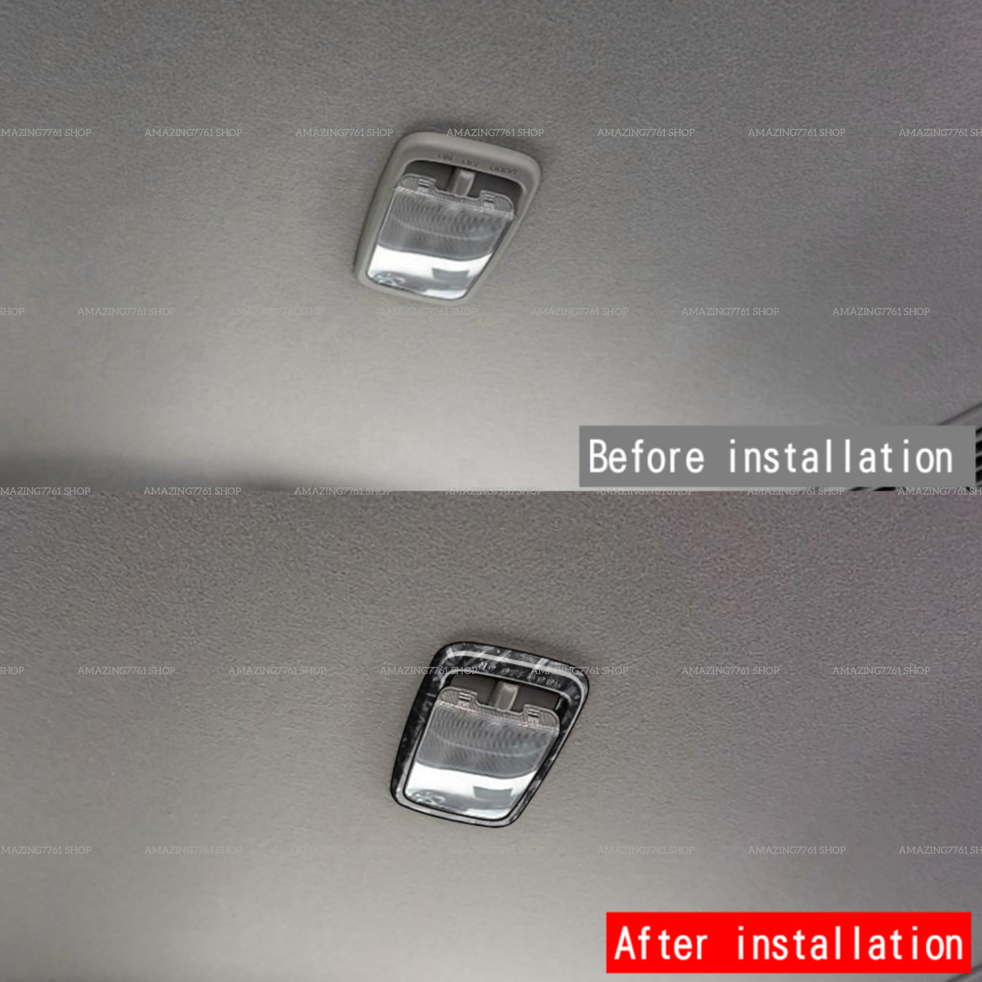 AMAZING PERODUA AXIA OLD 2014-2022 CAR ROOF ROOM LIGHT FRAME GARNISH ...