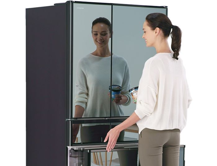 Hitachi Inverter 6 Door K Series Refrigerator 657L (Crystal Mirror) (R ...